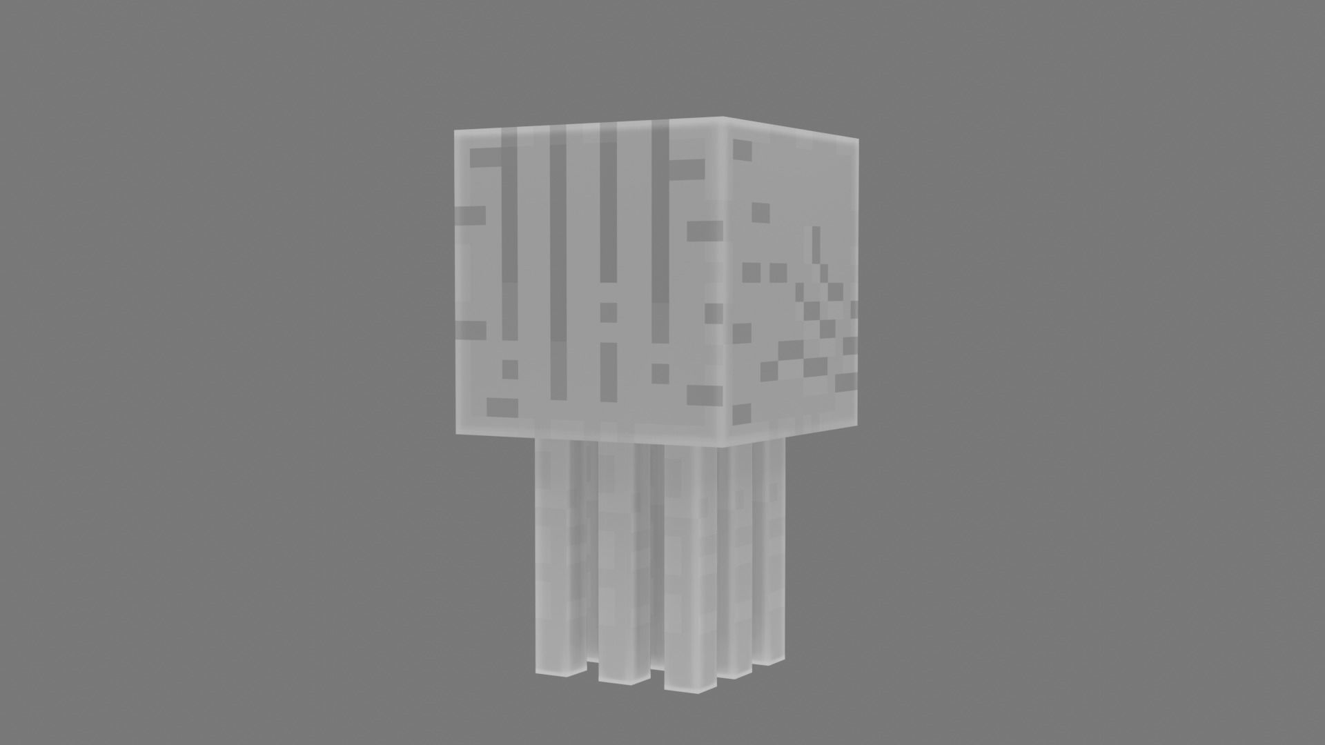 Minecraft Ghast 3D model animated rigged | CGTrader