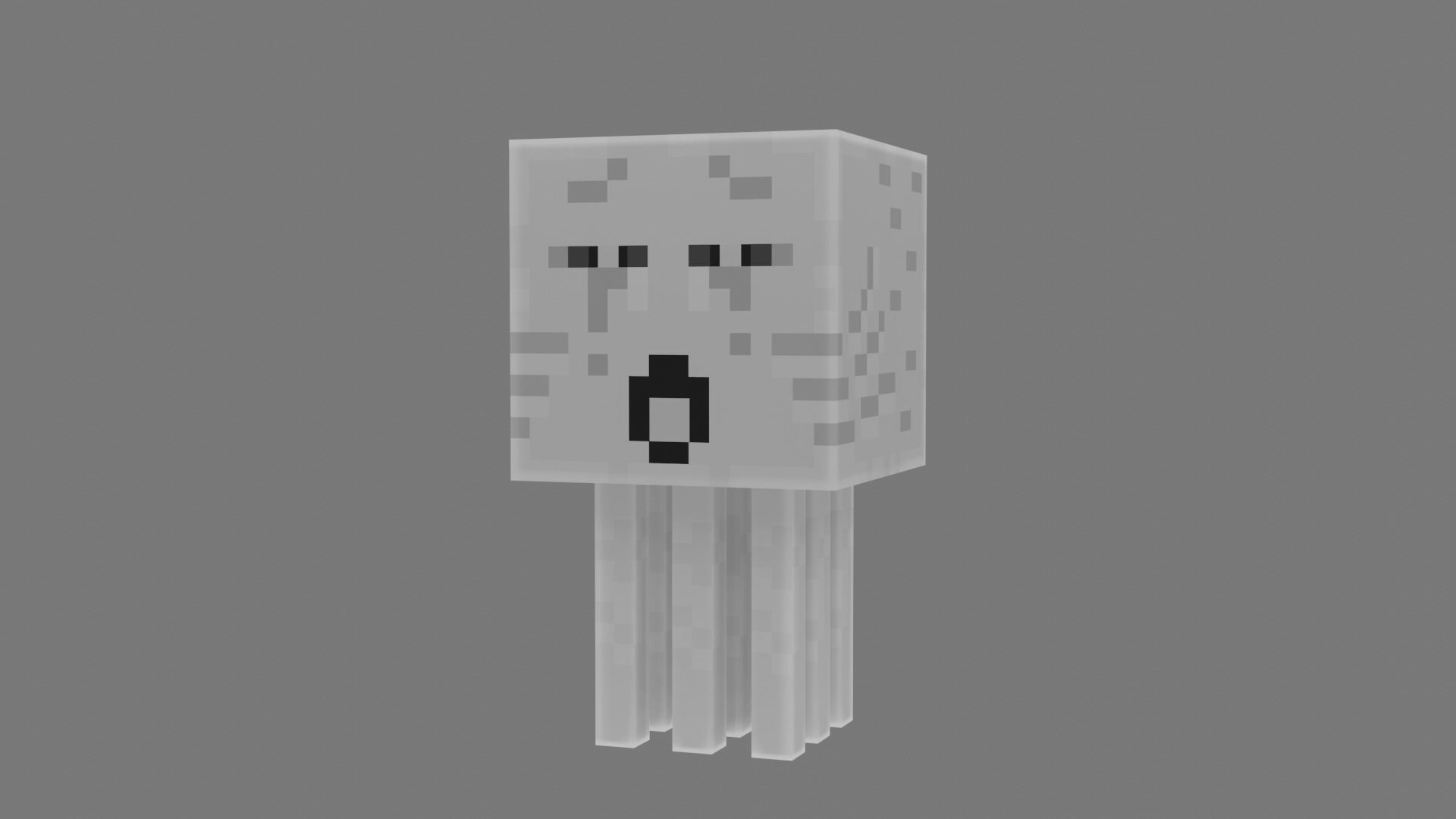 Minecraft Ghast 3D model animated rigged | CGTrader