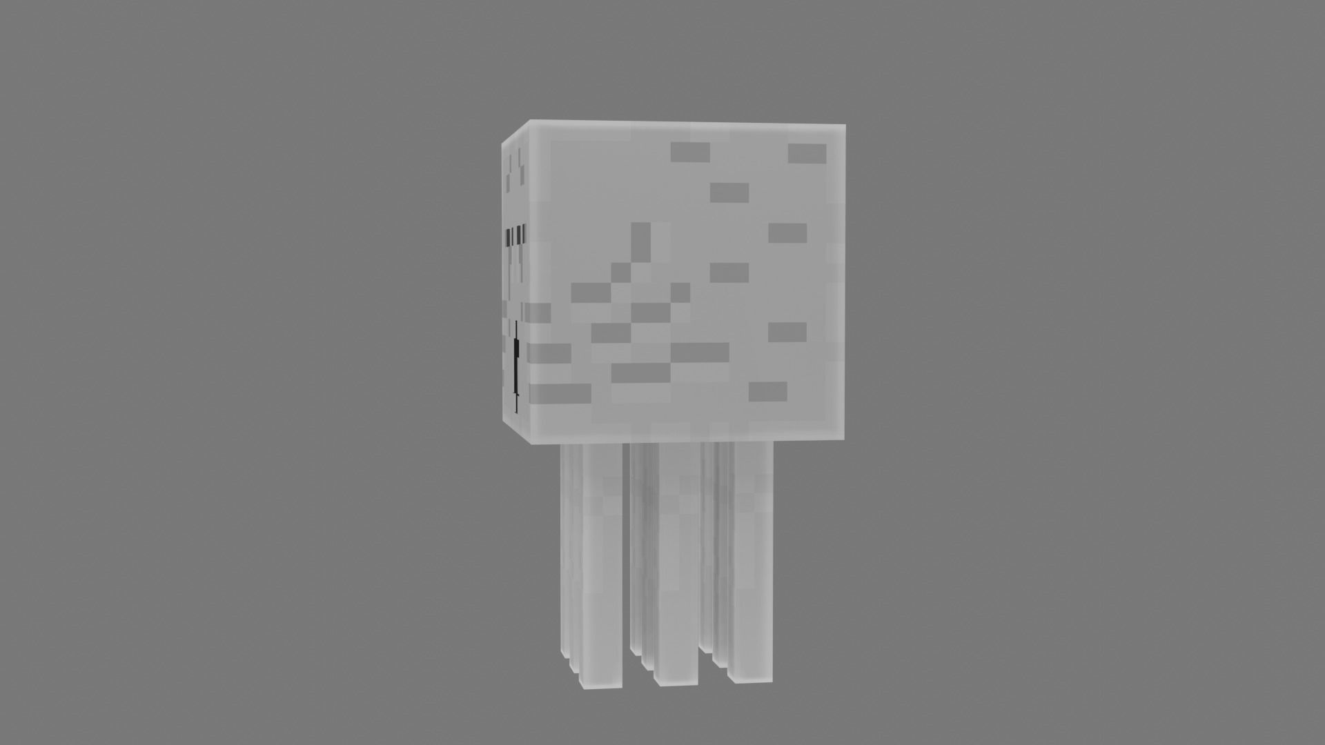 Minecraft Ghast 3D model animated rigged | CGTrader