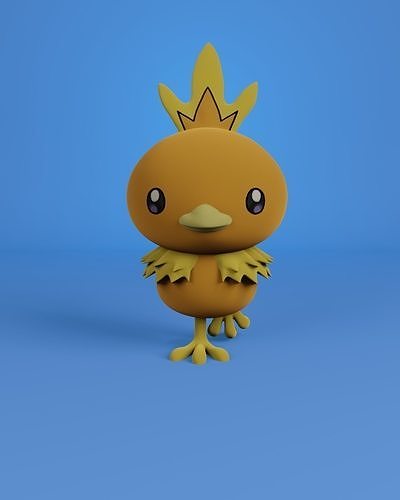 Torchic 3D model 3D printable | CGTrader
