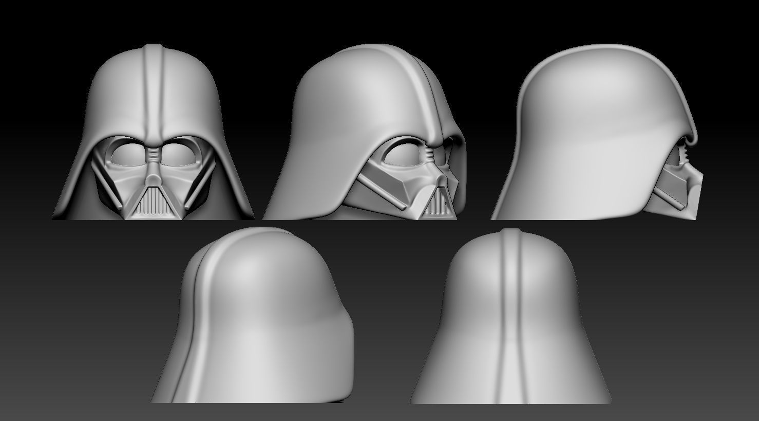 Darth Vader Head 3D model 3D printable | CGTrader
