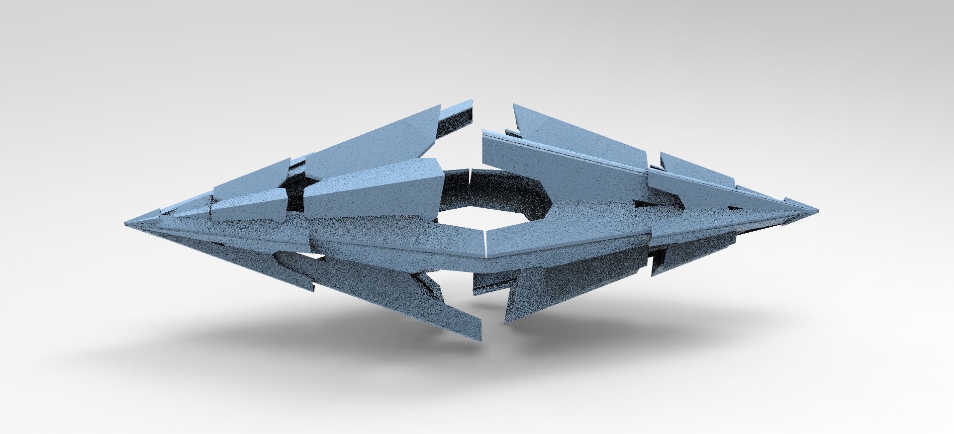 Sci fi crystal Shard 1 3D model | CGTrader