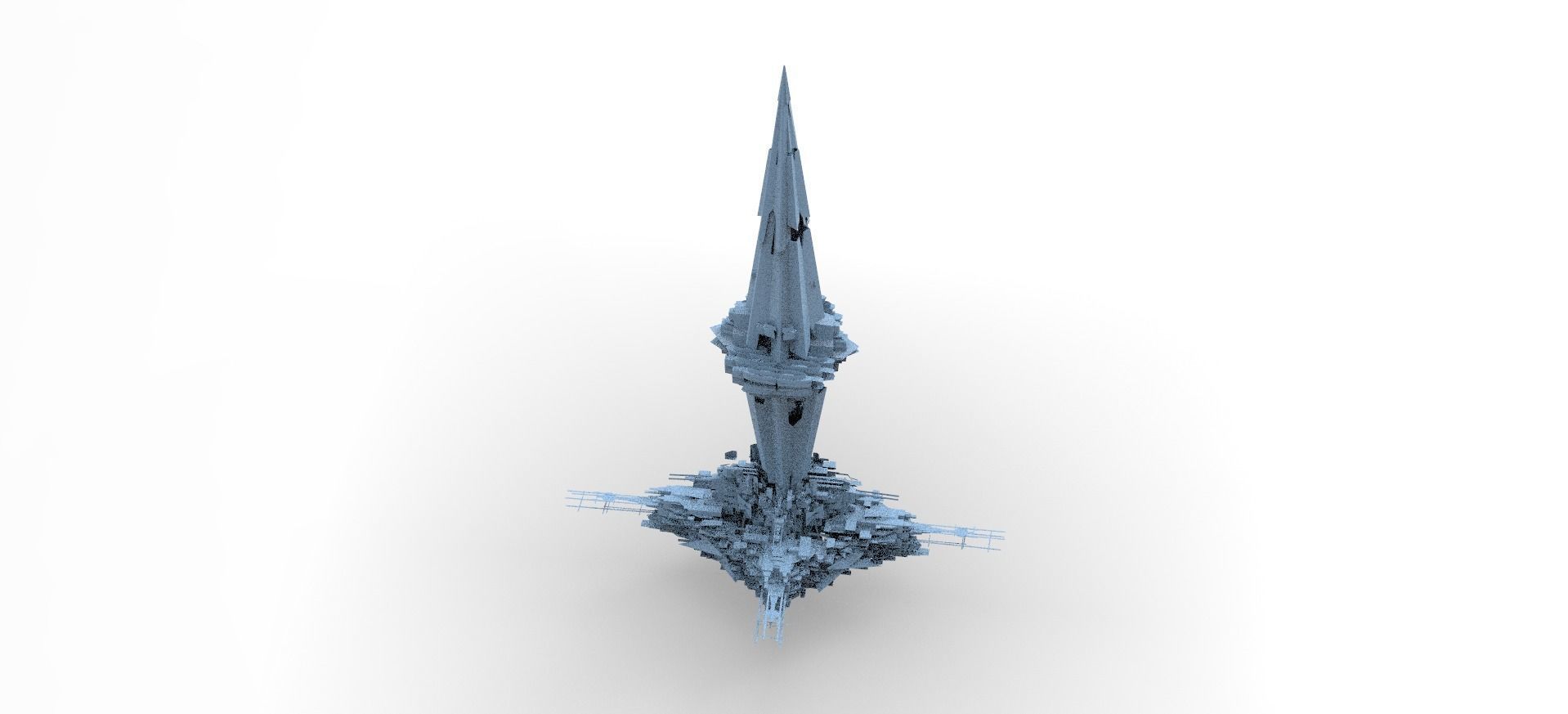 Sci fi Core crystal Shard 5 3D model | CGTrader