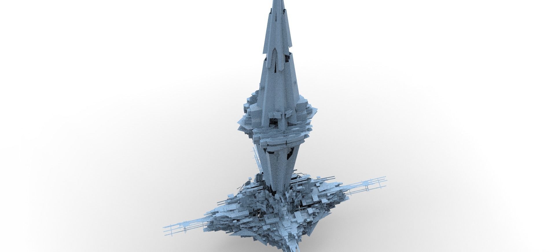 Sci fi Core crystal Shard 5 3D model | CGTrader
