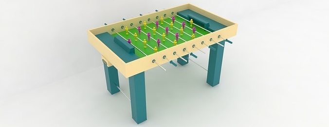 FOOSBALL 3D model | CGTrader