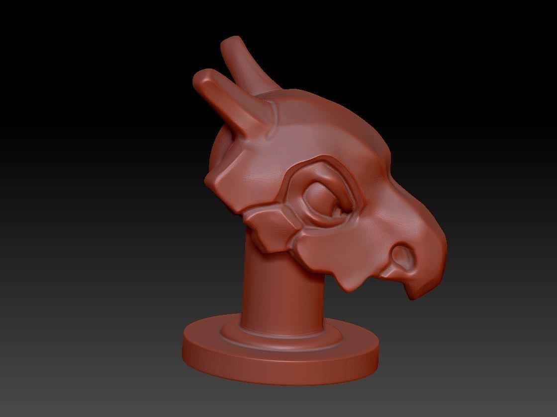 CUBONE POKEMON WITH BASE 3D Printing Model 3D model 3D printable | CGTrader