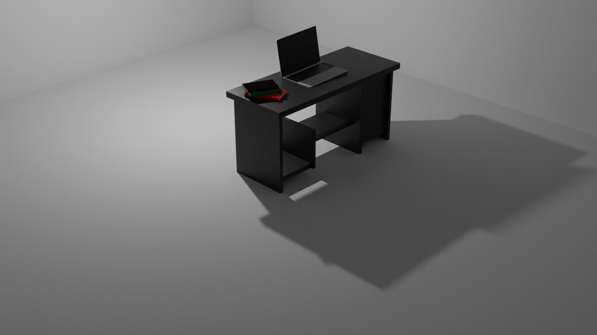 laptop desk 3D model | CGTrader