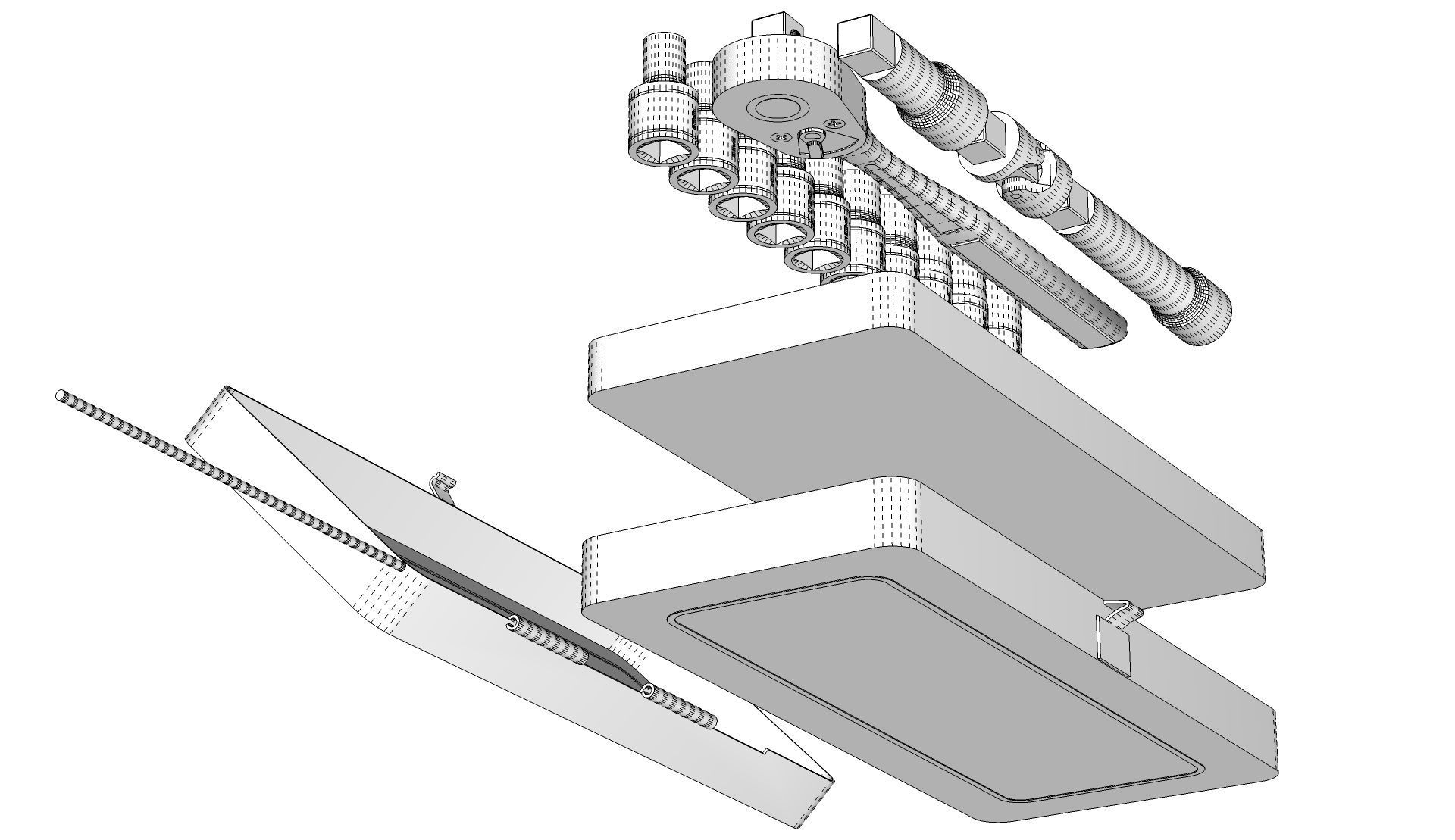 Socket Set1 3D model | CGTrader