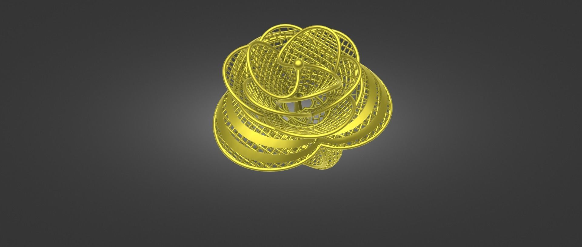 Gold Ring design STL printable file 3D model 3D printable | CGTrader