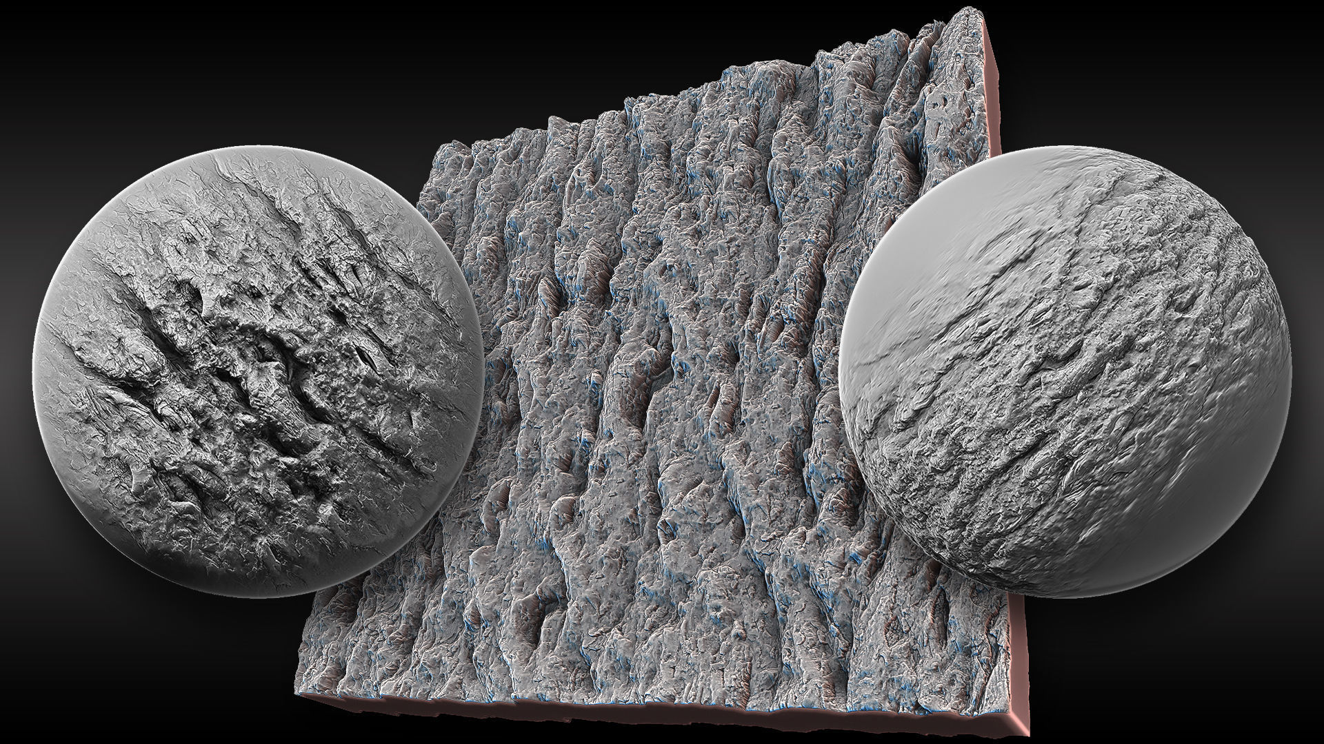 Ultra HQ Tree Bark Sculpt Zbrush brushes and Alphas Vol2 Texture | CGTrader