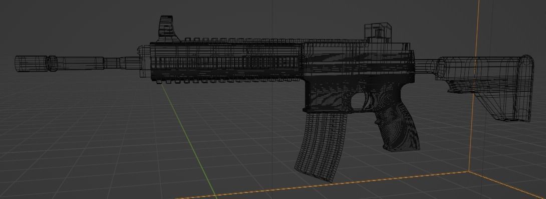 M416 Glacier Skin 3D model | CGTrader