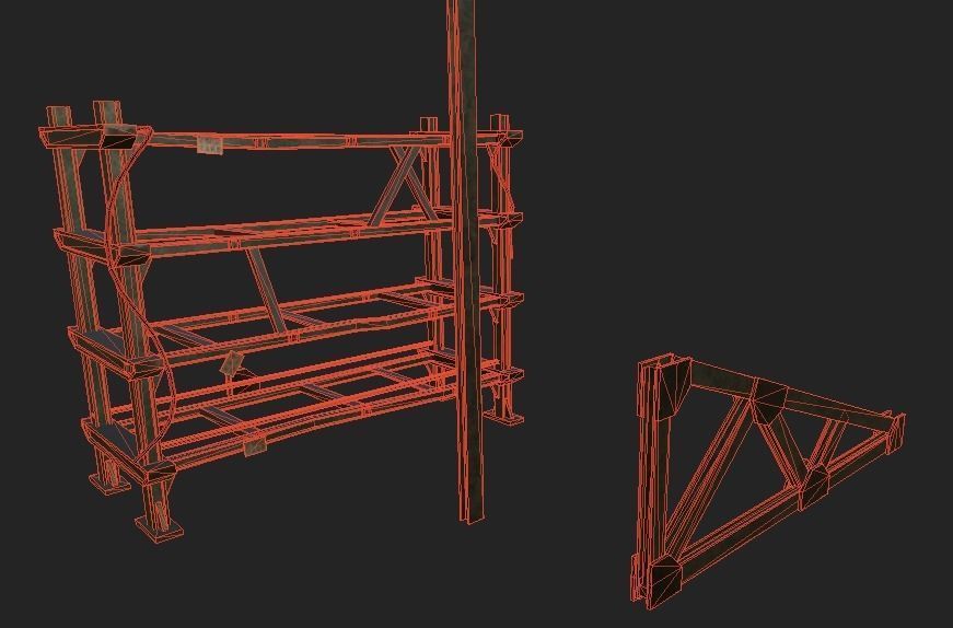 3D model Metal Frame VR / AR / low-poly | CGTrader