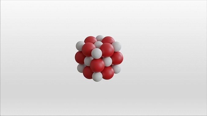 CaO Calcium oxide 3D model | CGTrader