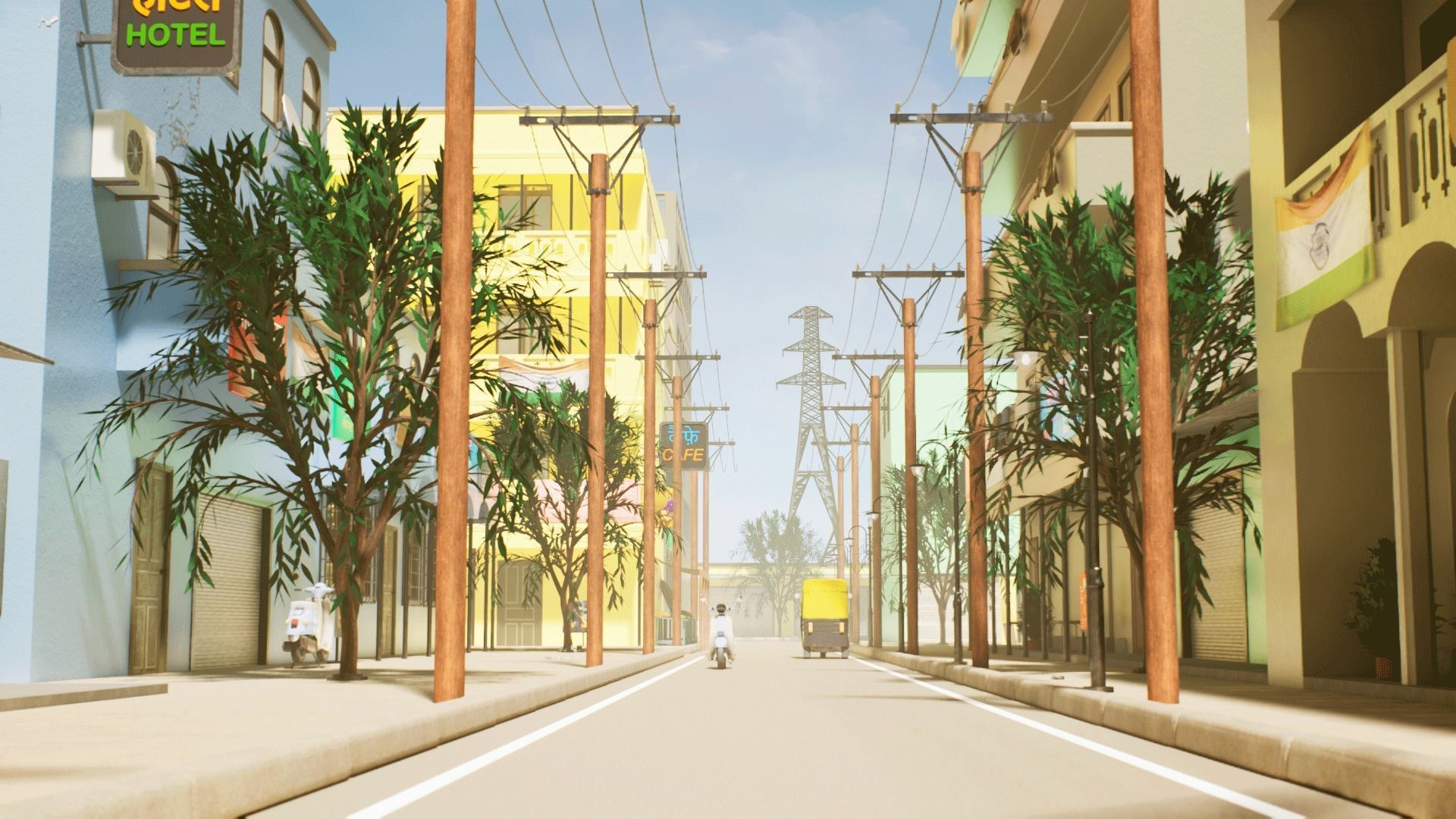 3D model Indian Street - modular city VR / AR / low-poly | CGTrader