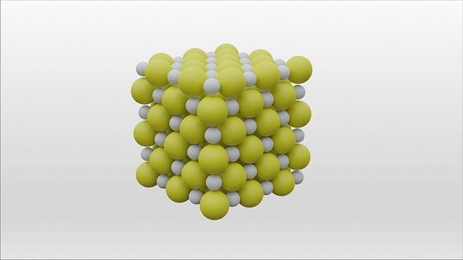 CaS Calcium sulfide 3D model | CGTrader