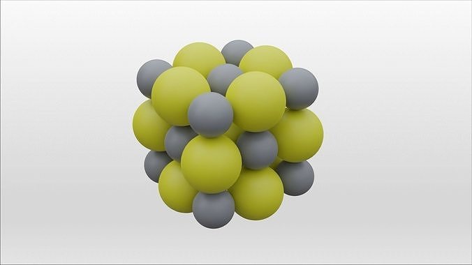 PbS Lead sulfide 3D model | CGTrader