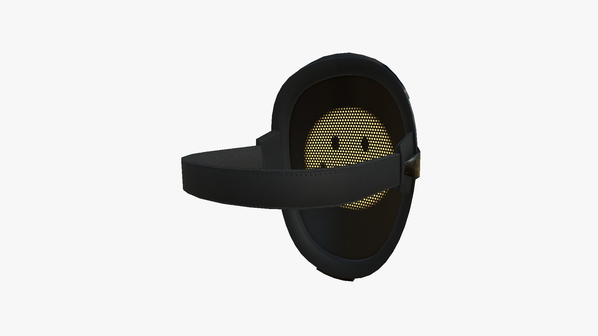 3D model LED Screen Mask - A06 Smile - Character Design VR / AR / low ...