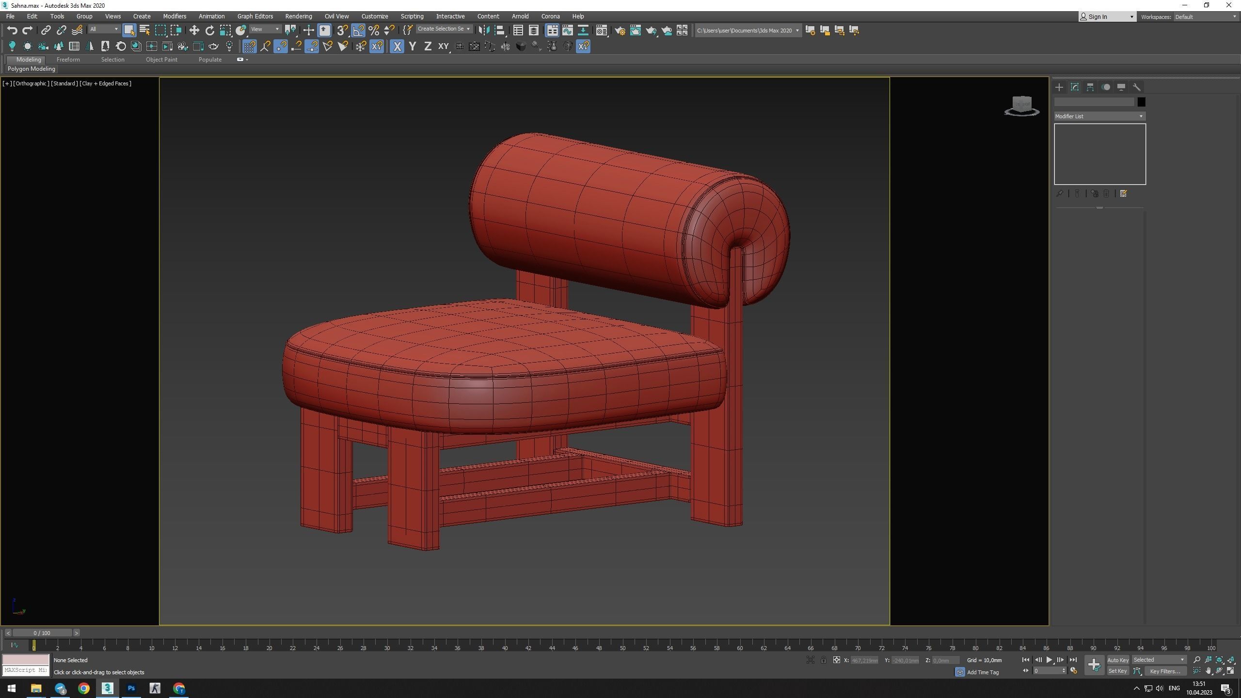 3D model Malta Chair VR / AR / low-poly | CGTrader