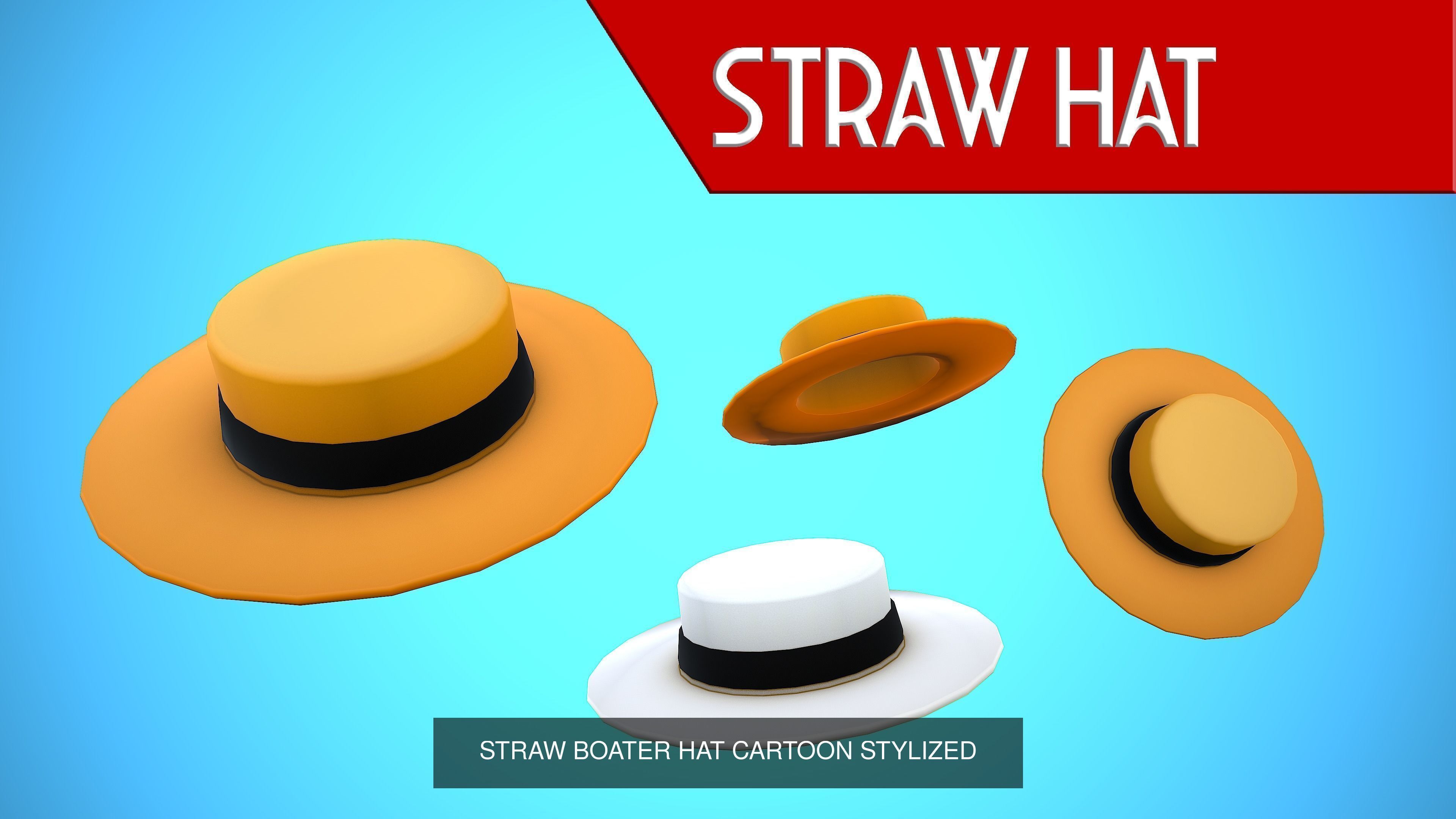 HAT PACK COLLECTION CARTOON STYLIZED | CGTrader