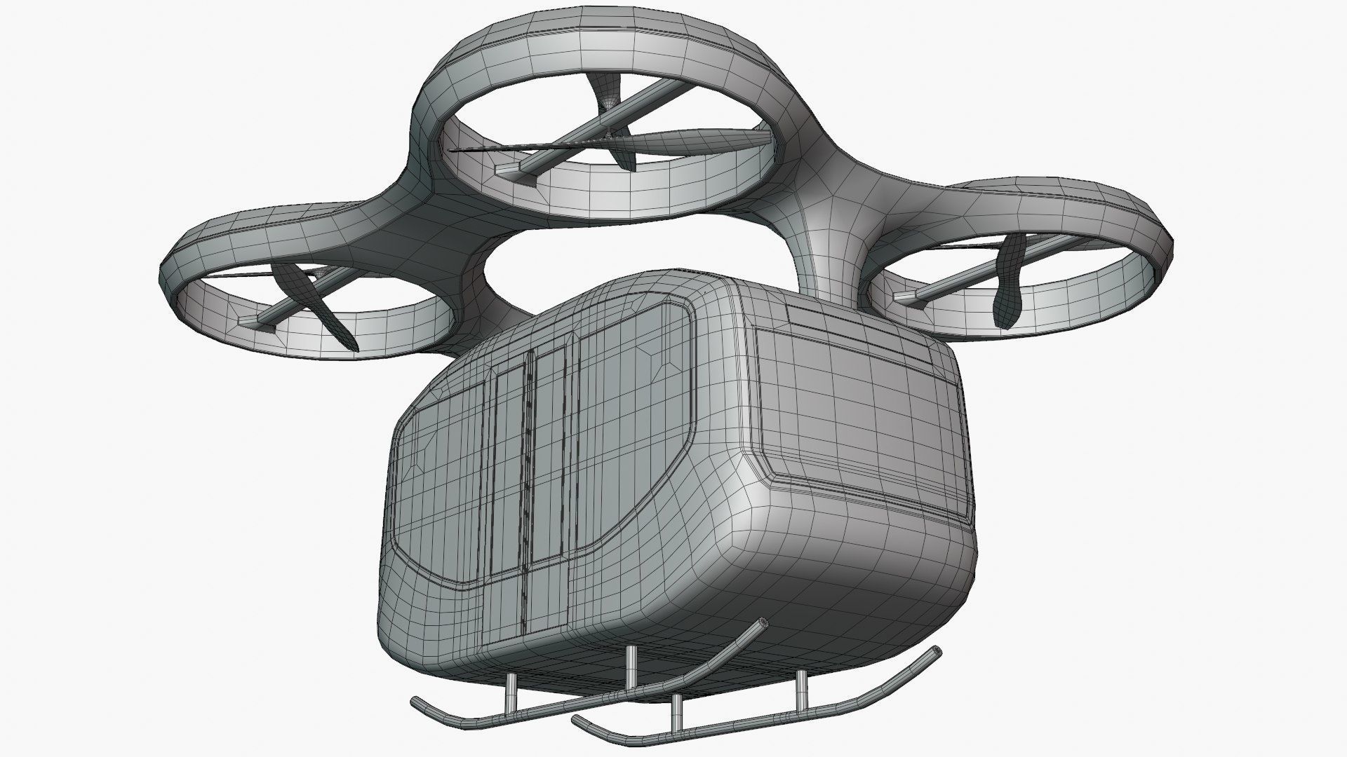 Passenger drones big collection | CGTrader