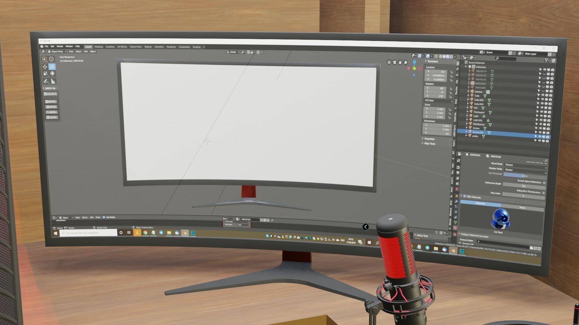 Gaming Computer Setup 3D model | CGTrader