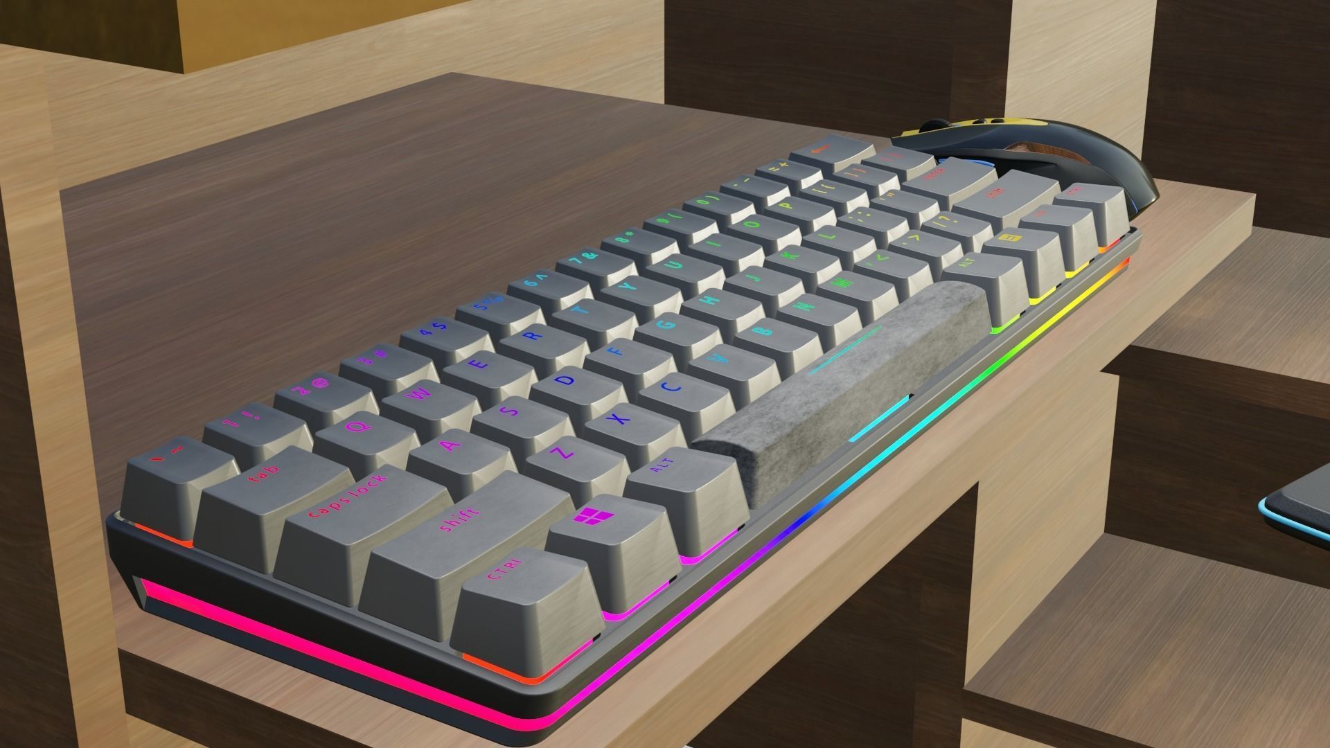 Gaming Computer Setup 3D model | CGTrader