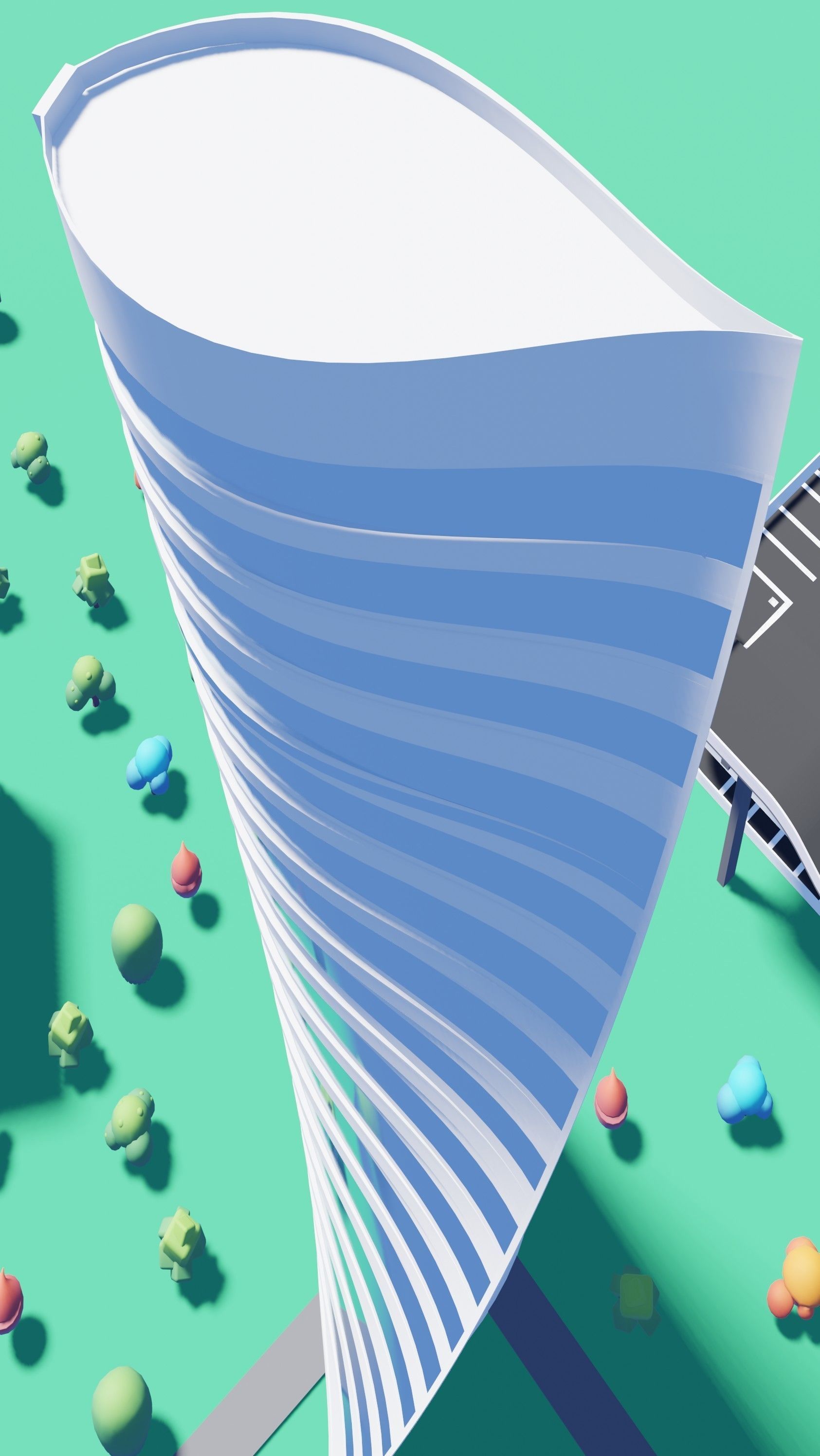 3D model A beautiful Low poly Virtual City for Games and Websites VR ...