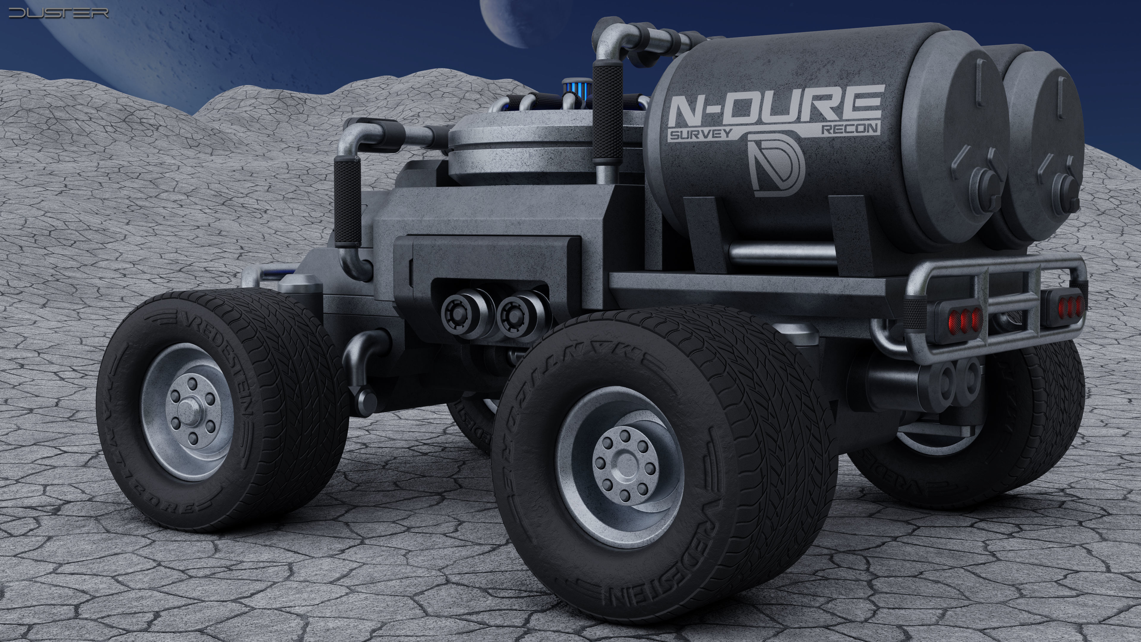 Sci-Fi Rover 3D model | CGTrader
