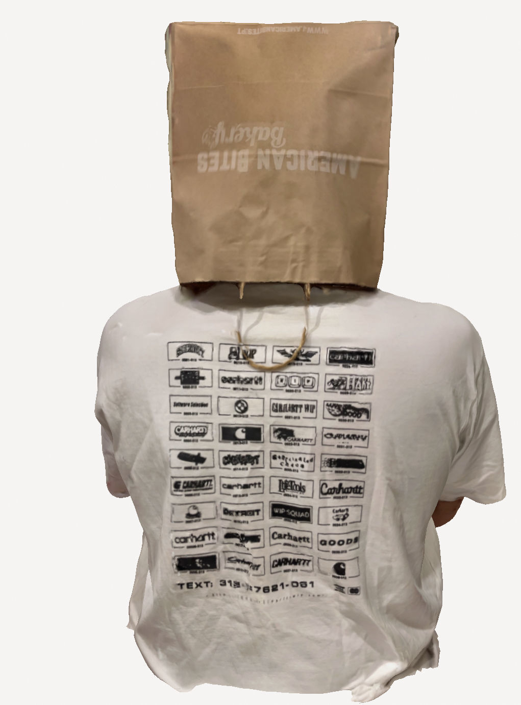 Guy with bag on his head 3D model 3D printable | CGTrader