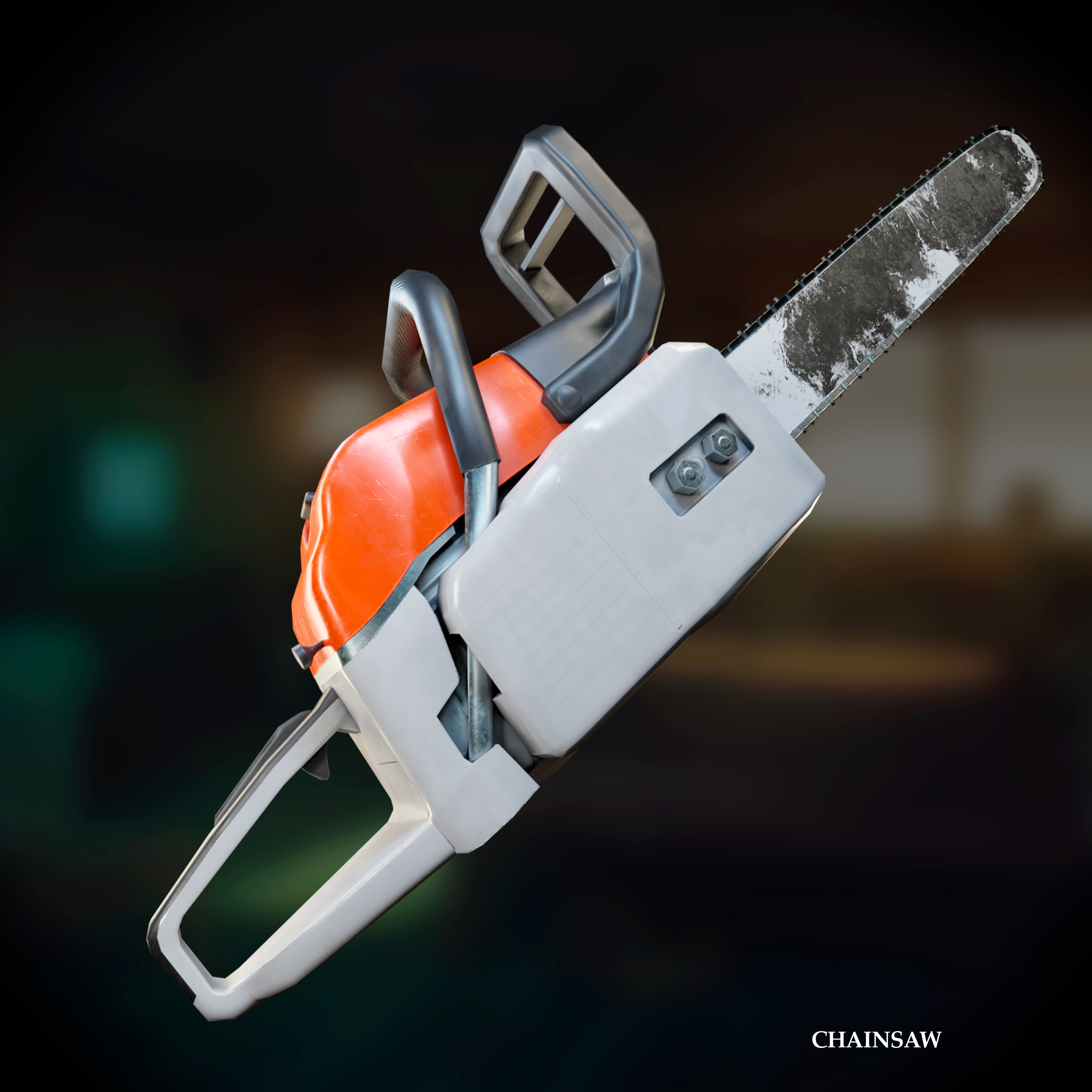 3D model Chainsaw HDRP VR / AR / low-poly | CGTrader