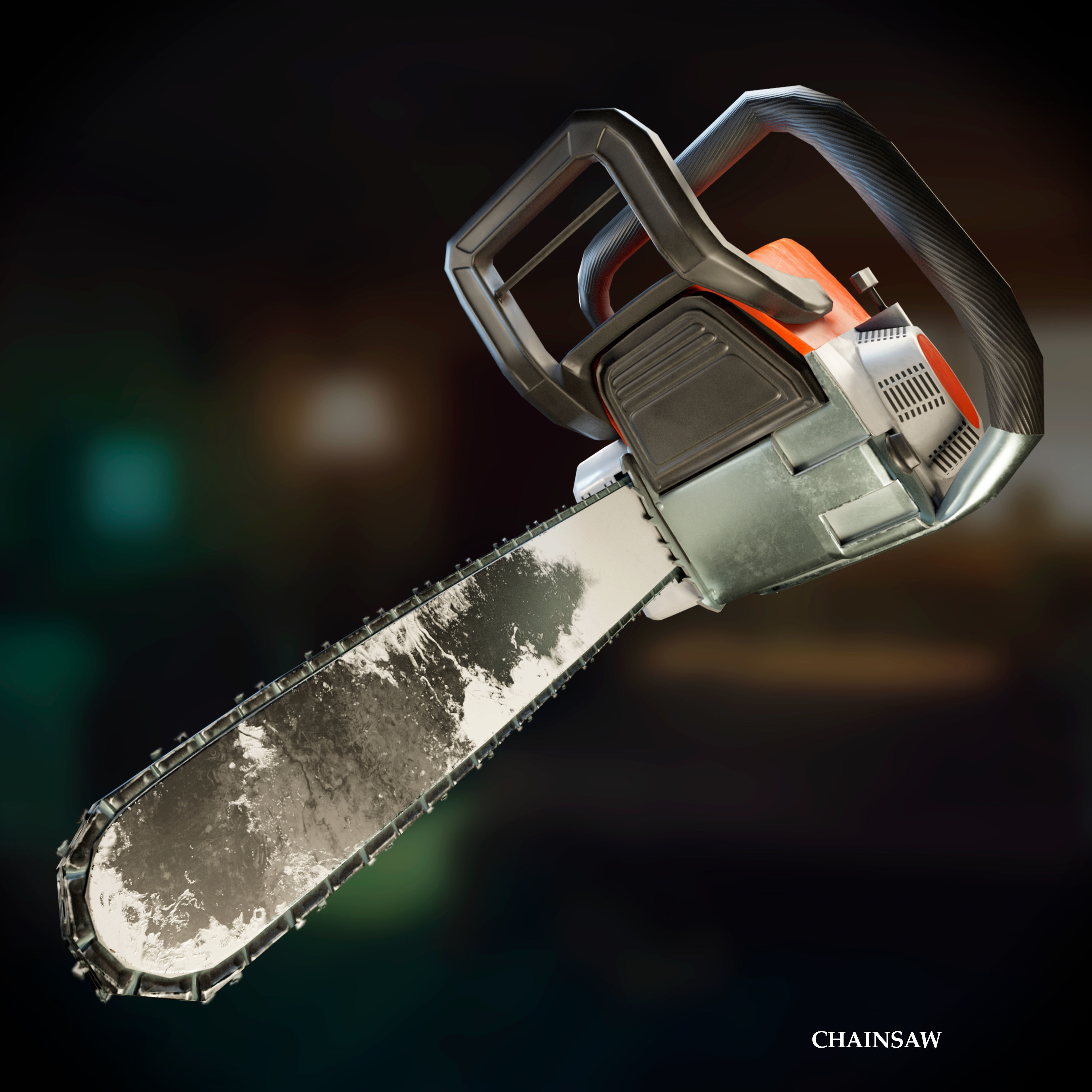 3D model Chainsaw HDRP VR / AR / low-poly | CGTrader