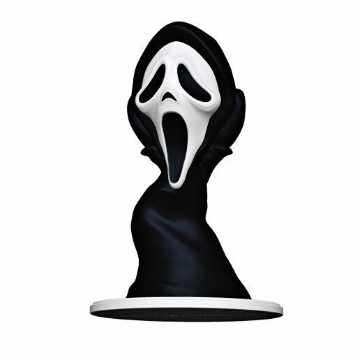 GhostFace Munch Scream 3D model 3D printable | CGTrader