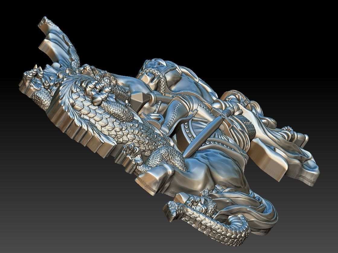 Saint George - Sao Jorge 3D model 3D printable | CGTrader