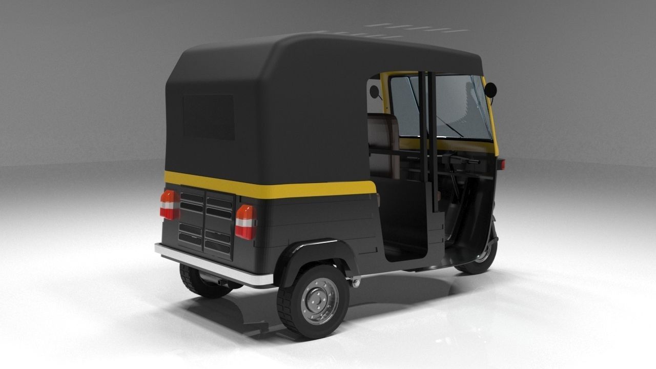 3D model AUTO RICKSHAW 3D MODEL VR / AR / low-poly | CGTrader
