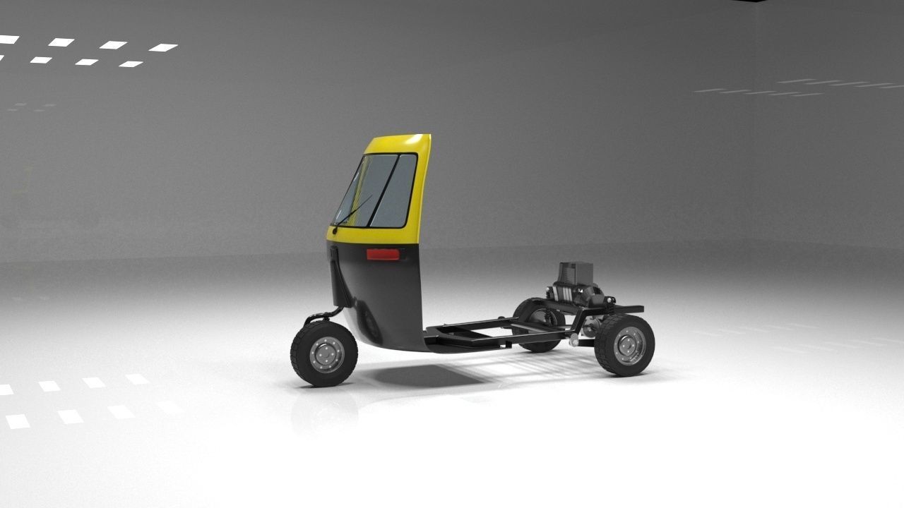 3D model AUTO RICKSHAW 3D MODEL VR / AR / low-poly | CGTrader