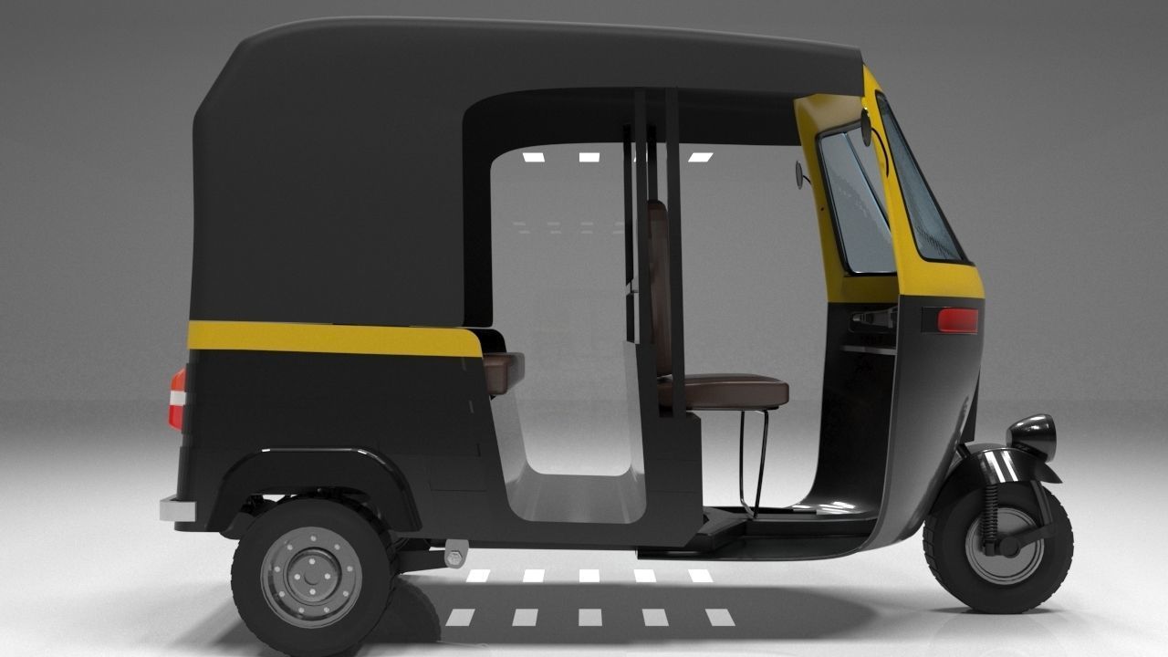 3D model AUTO RICKSHAW 3D MODEL VR / AR / low-poly | CGTrader