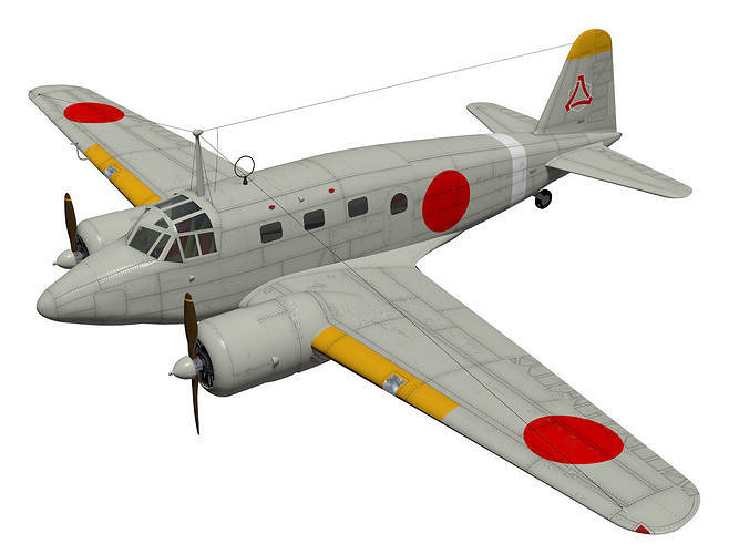 Tachikawa Ki-54 Hickory 3D model | CGTrader