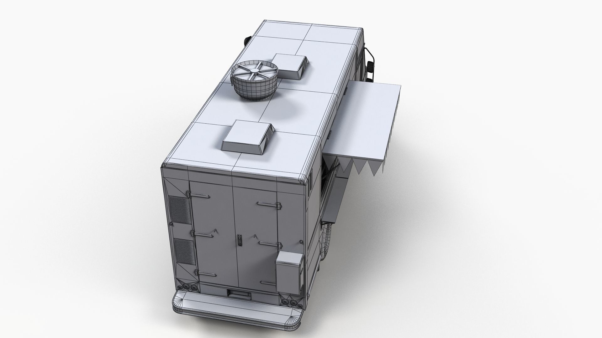 3D model Ice Cream truck Freightliner VR / AR / low-poly | CGTrader