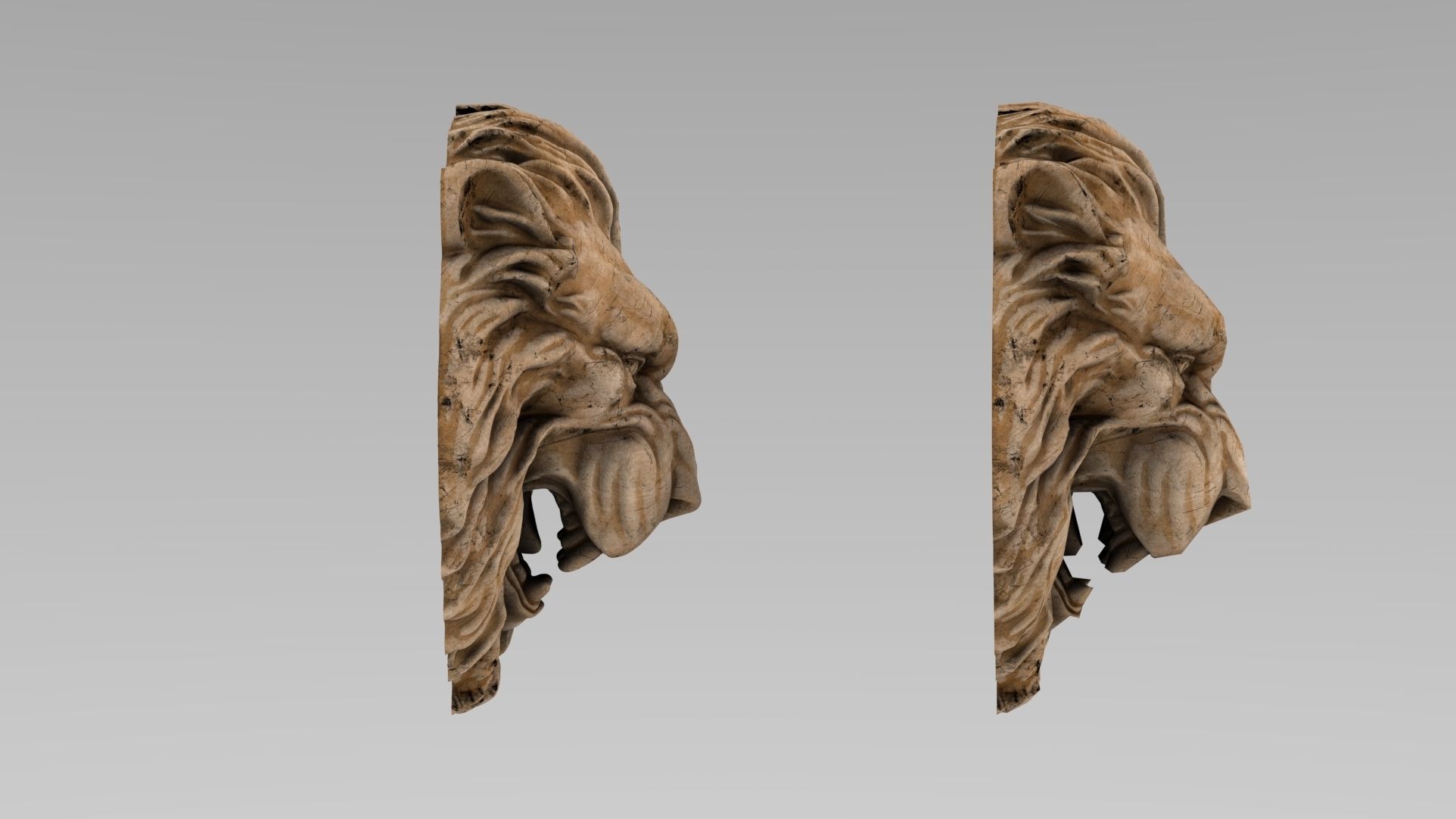 3D model Decor Lion Head VR / AR / low-poly | CGTrader
