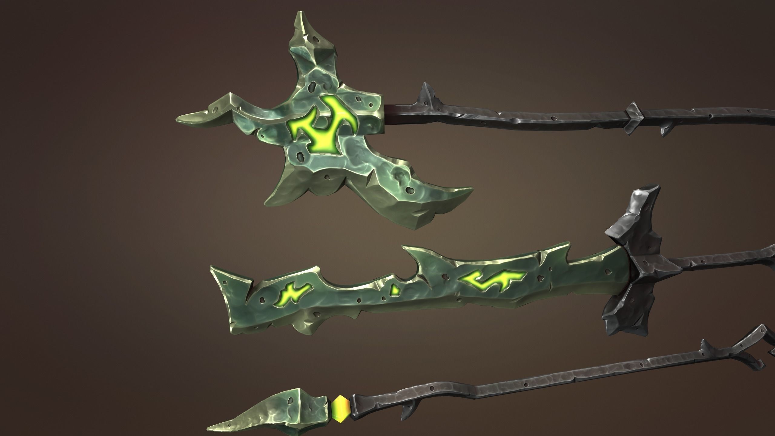 3D model Simple undead weapon VR / AR / low-poly | CGTrader