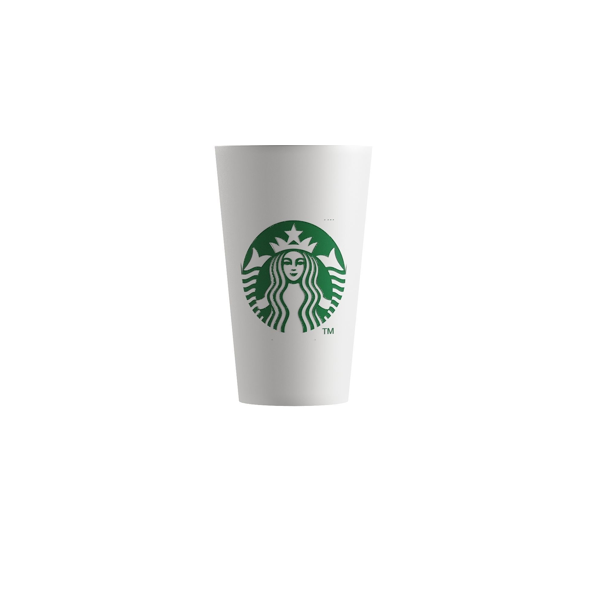 starbucks cup set 3D model | CGTrader