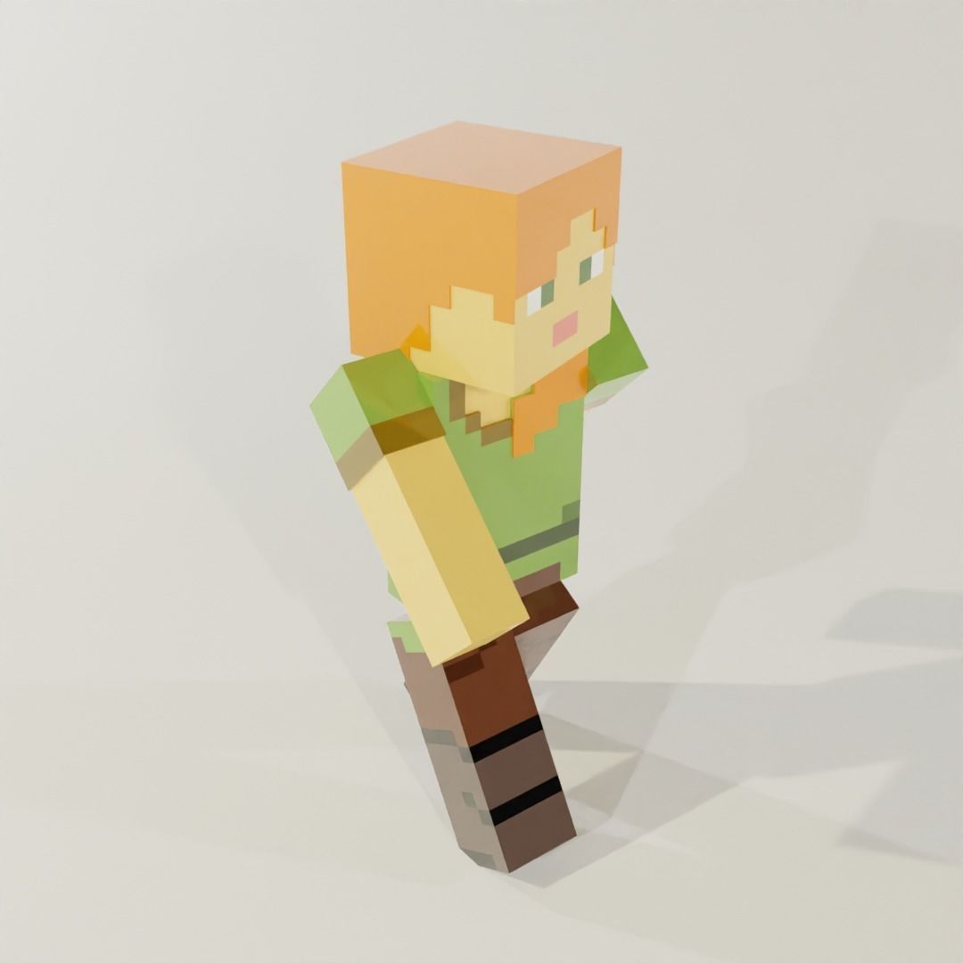 Minecraft Alex 3D model | CGTrader