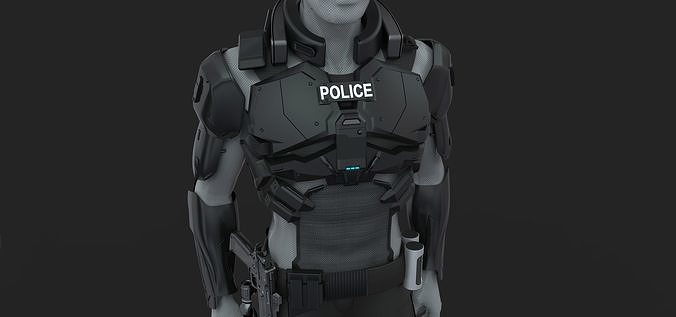 Futuristic Police Armor