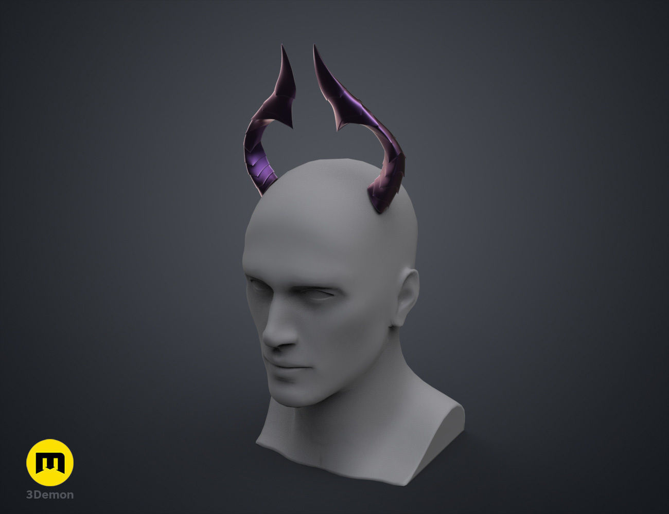 Bubis Horns - Virtual Youtuber 3D model 3D printable | CGTrader