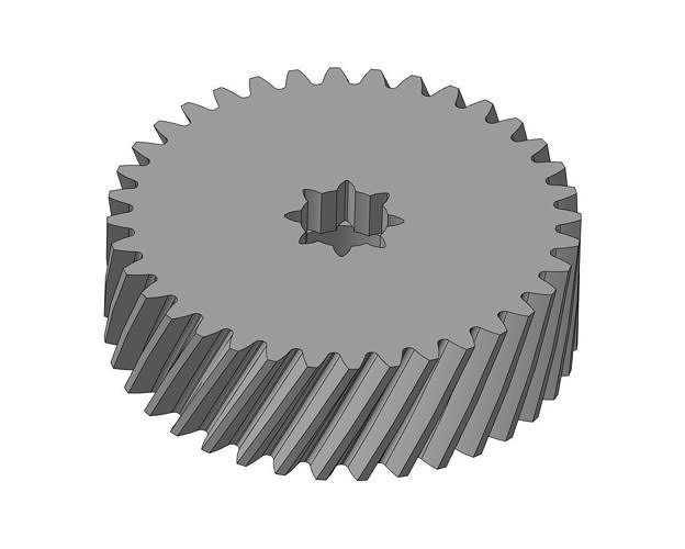 Gear z36 h12 3D model 3D printable | CGTrader