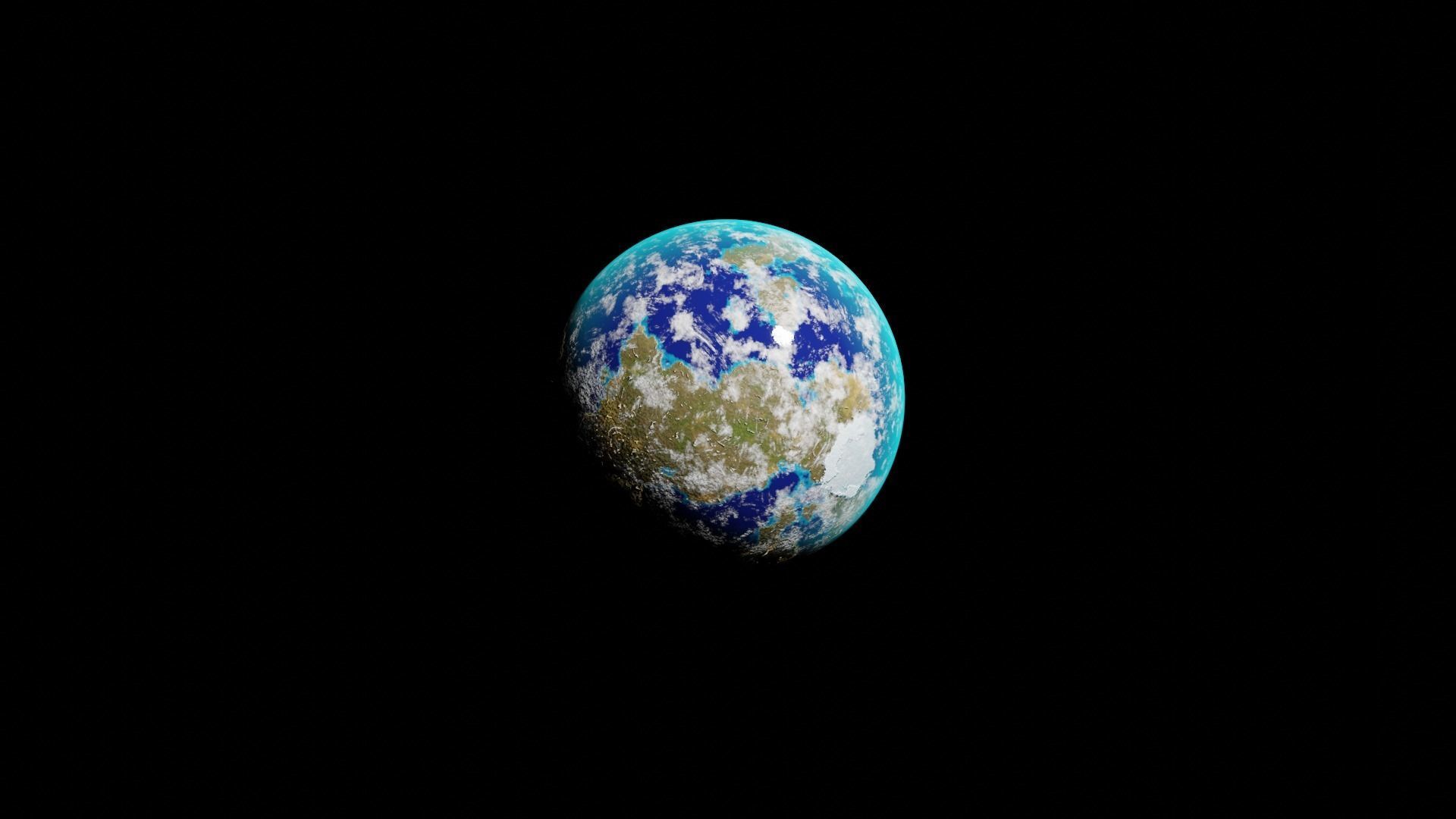 3D model Earth Unleashed- A Hyper-Realistic 3D Model of Earth VR / AR ...