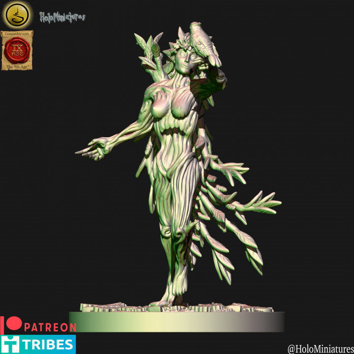 Wood elf Dryad Unit 3D model 3D printable | CGTrader