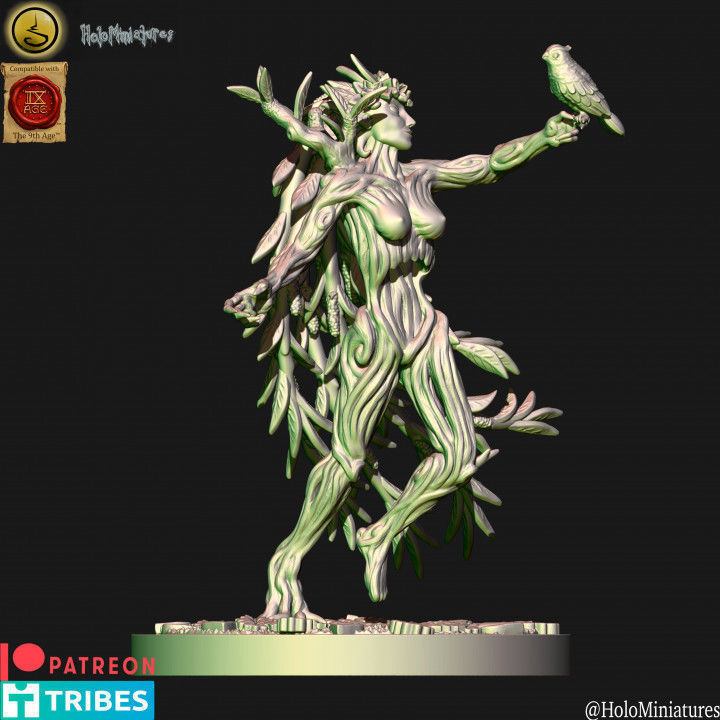 Wood elf Dryad Unit 3D model 3D printable | CGTrader