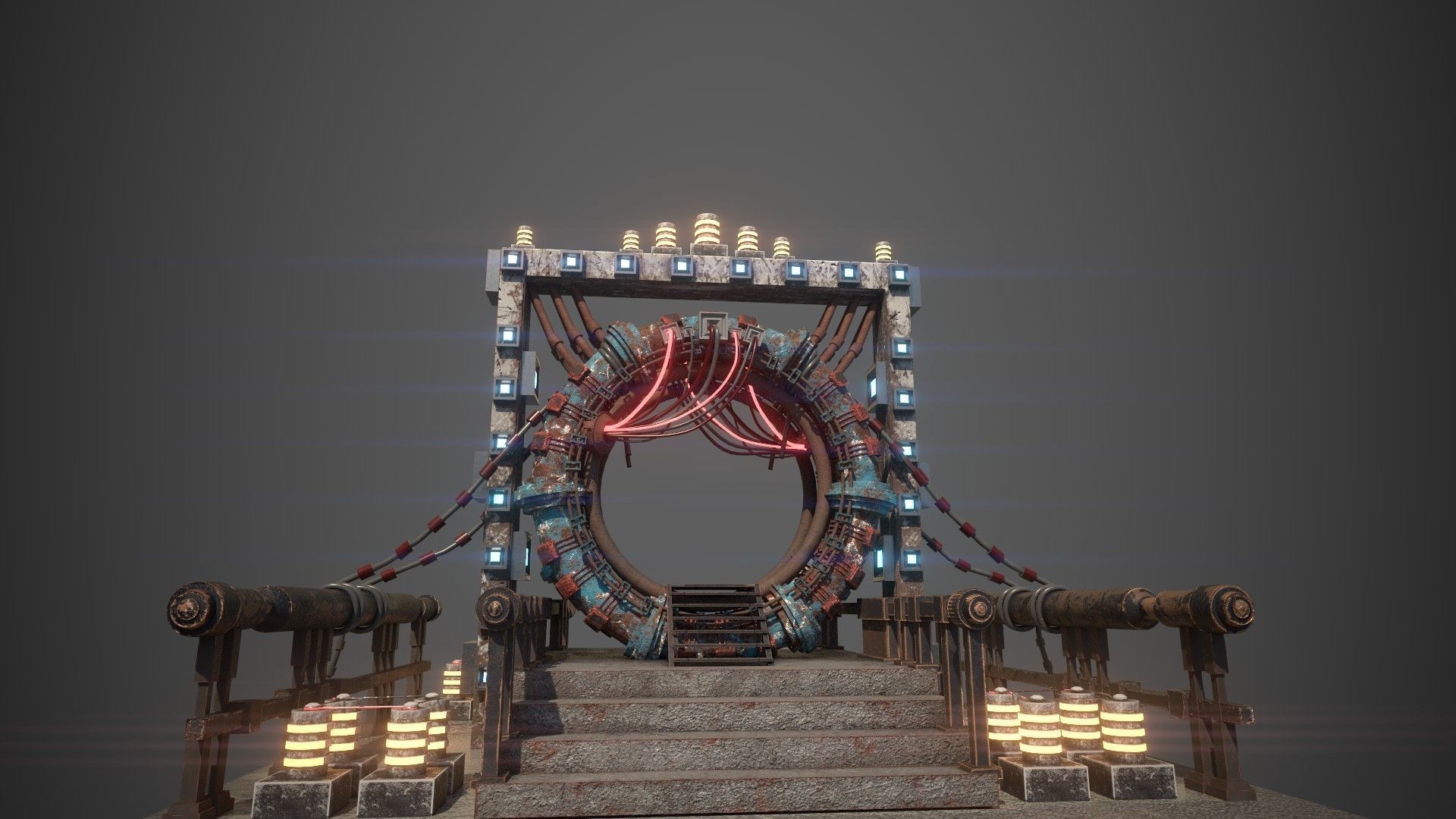 World portal 3D model | CGTrader