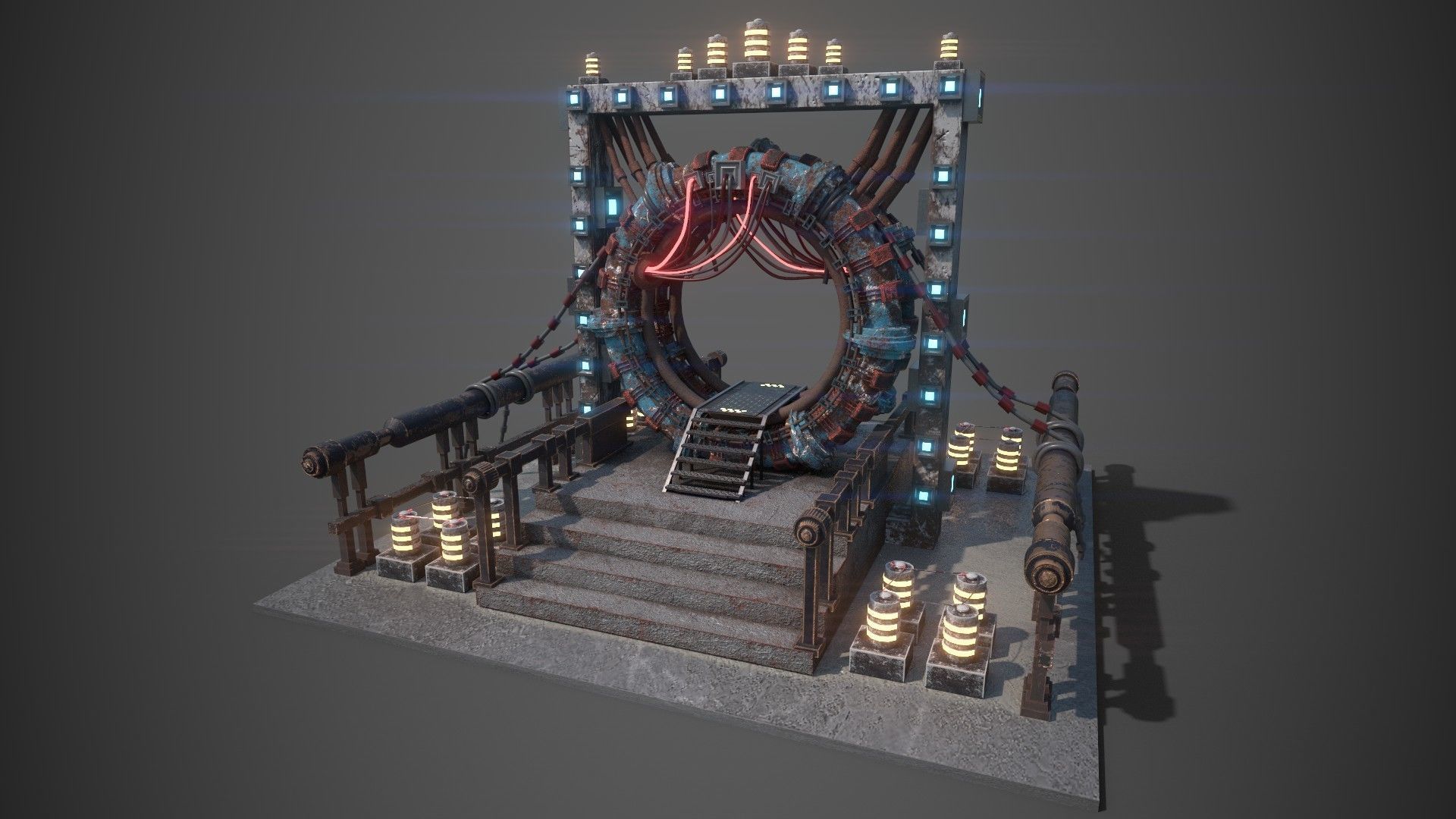 World portal 3D model | CGTrader